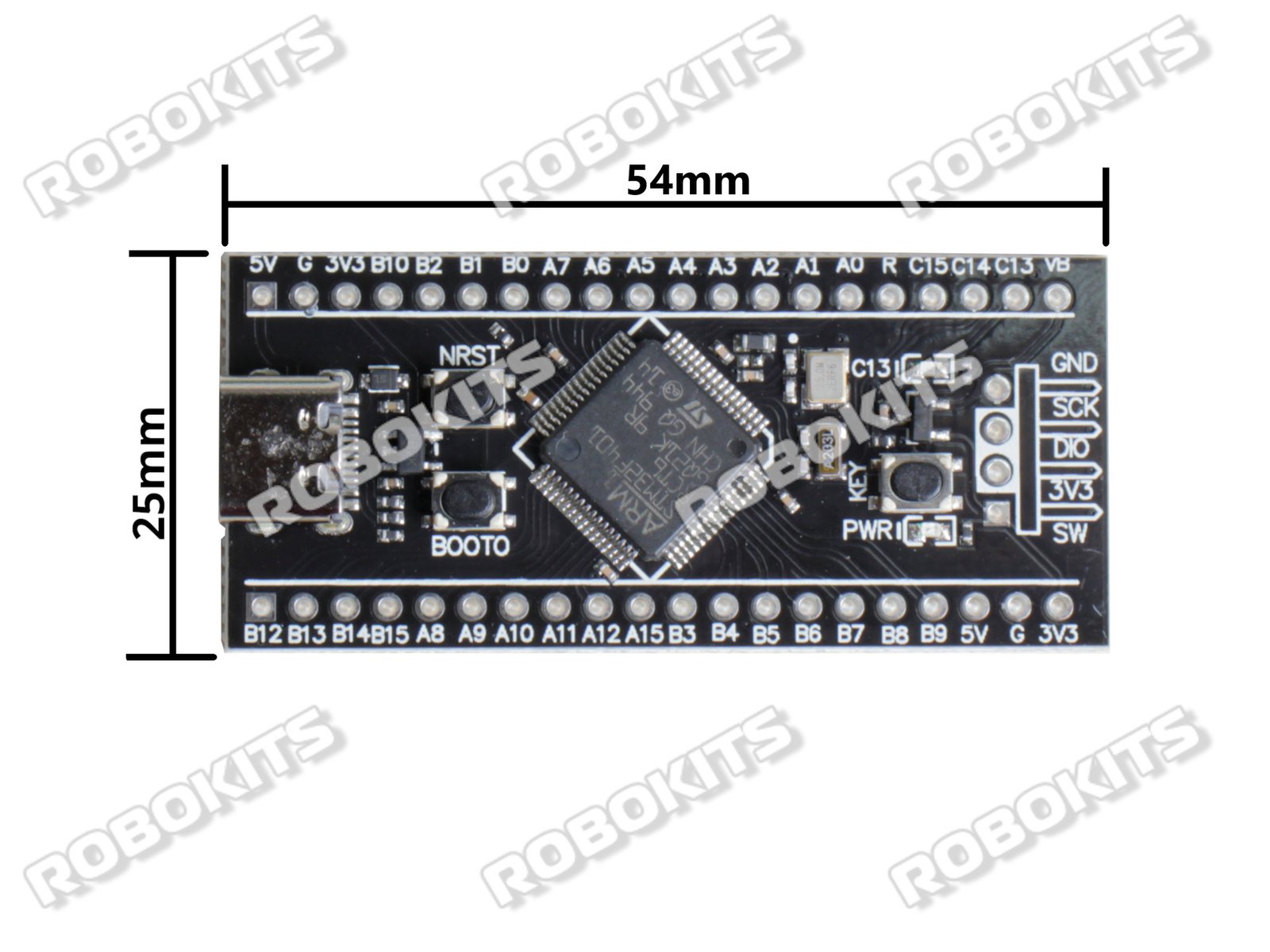 STM32F401CCU6 STM32 ARM Core Board development board [RKI-1162] - ₹185.00 : Robokits India, Easy ...